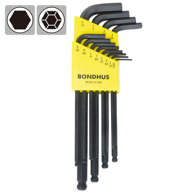 【BONDHUS】12pc 0.05-5/16球型六角扳手 英制 10936 - PChome 24h購物