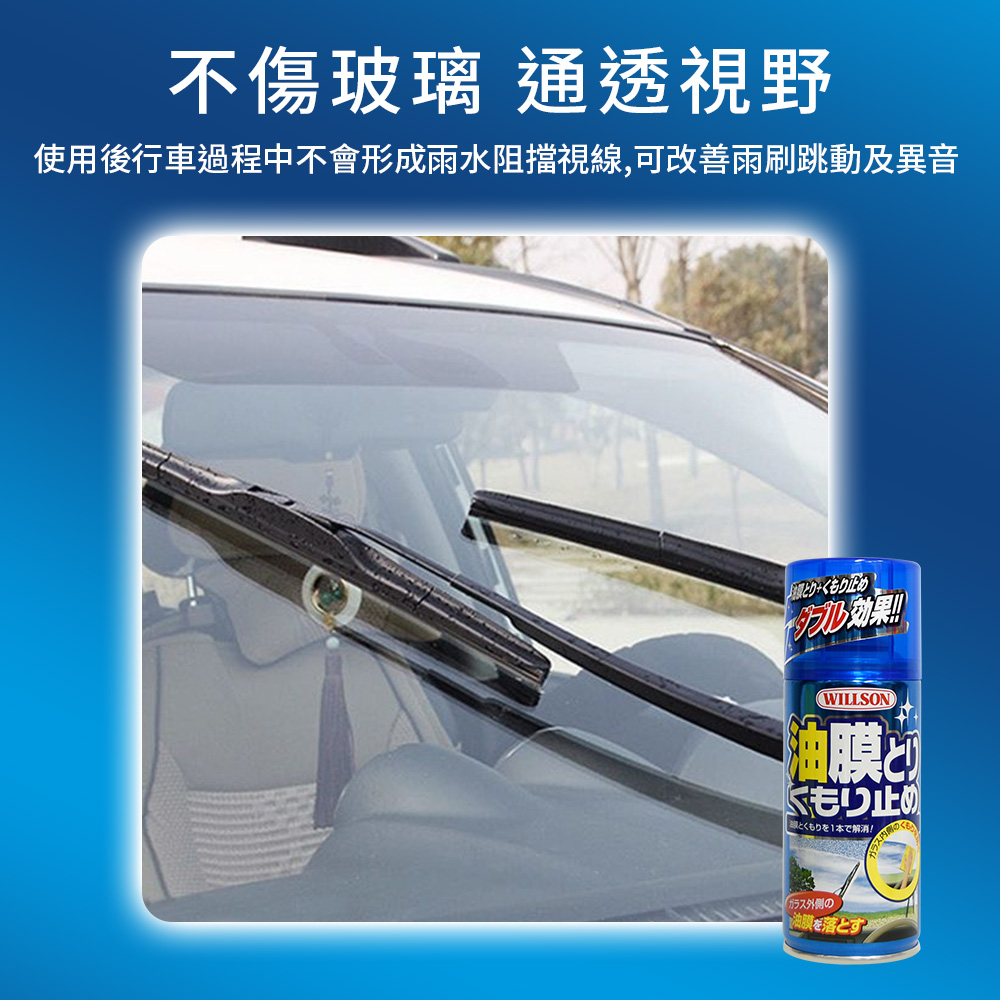 【WILLSON】02025 油膜除霧雙效清潔劑 180ml - PChome 24h購物