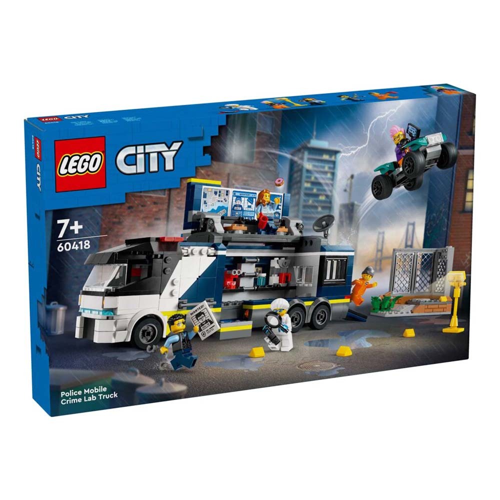 LEGO 60418 警察行動刑事實驗室 Police Mobile Crime Lab Truck - PChome 24h購物