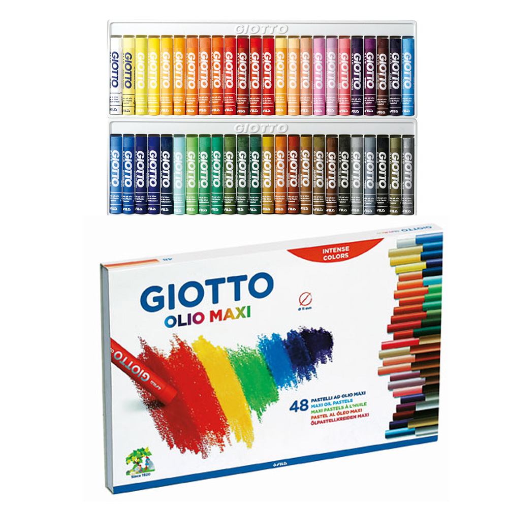 【義大利GIOTTO】兒童粉蠟筆(48色) - PChome 24h購物