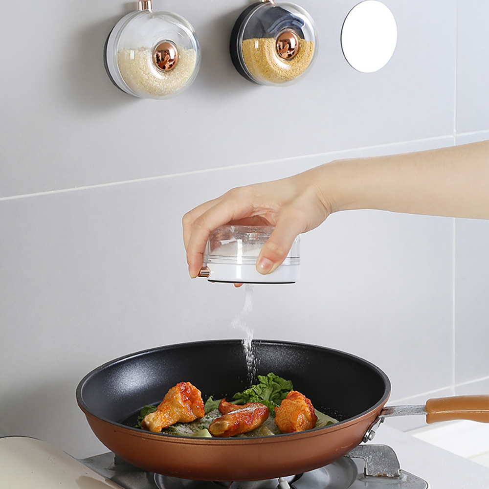 Dolcevita｜壁掛磁吸按壓控量調味罐 - PChome 24h購物