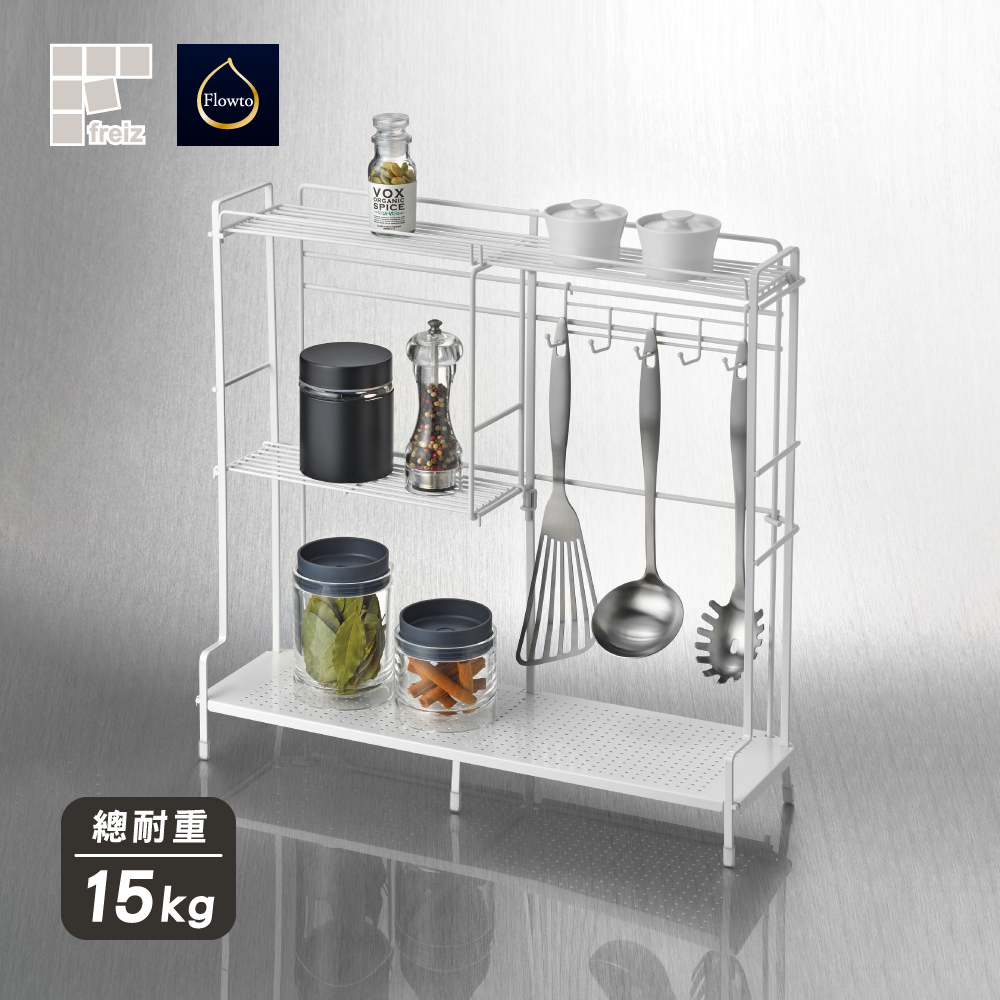 日本和平 Flowto隨意調櫥房超薄收納架/RG-0481 - PChome 24h購物