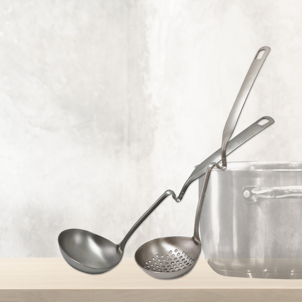 KIYODO 304不鏽鋼可掛式湯杓X1+漏杓X1 - PChome 24h購物