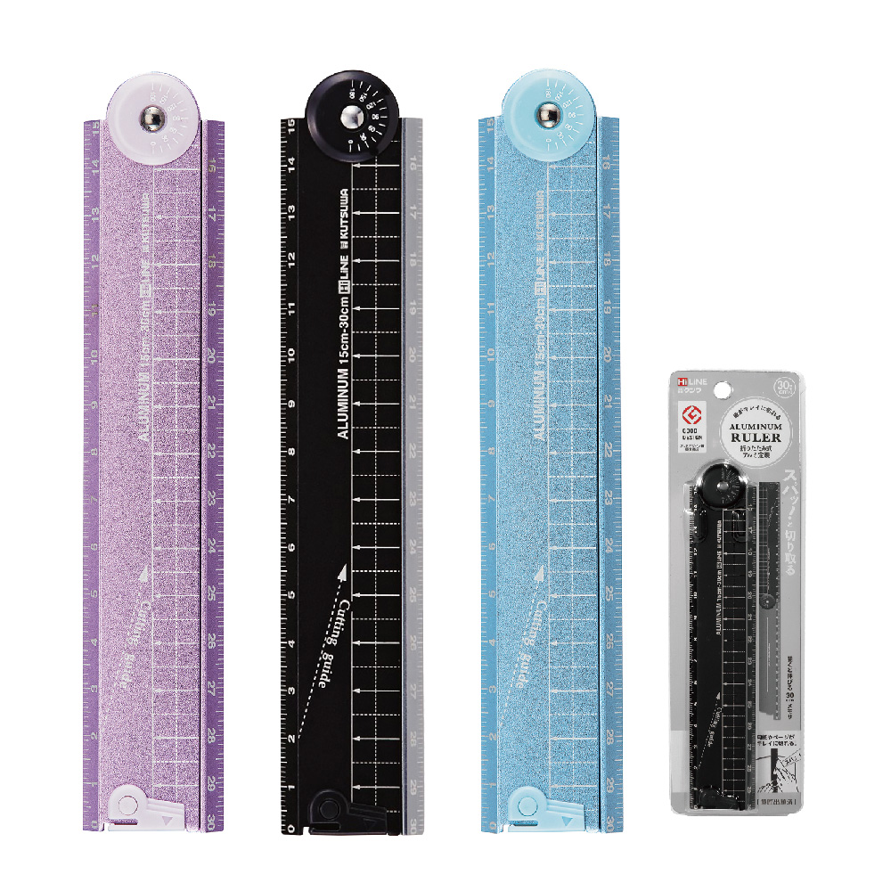 KUTSUWA 高級鋁製可撕紙折疊尺30cm - PChome 24h購物
