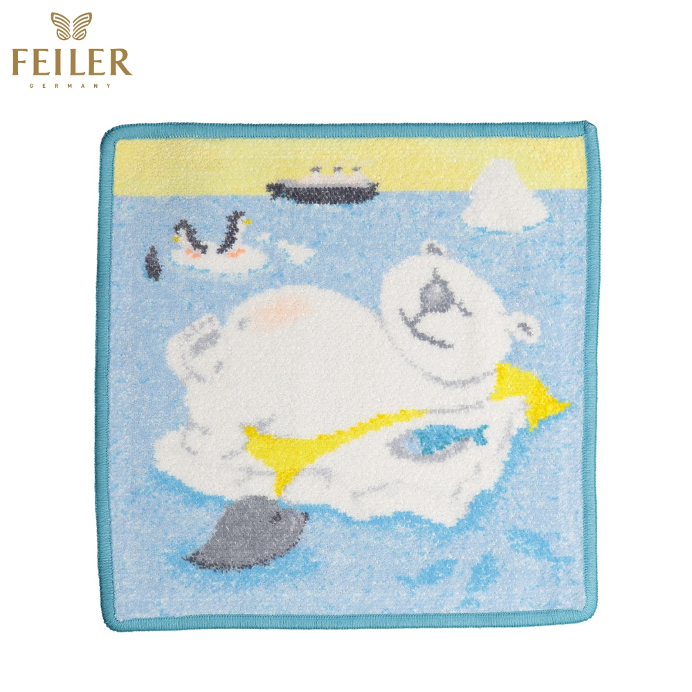 【Feiler】懶散熊方巾(25x25) - PChome 24h購物
