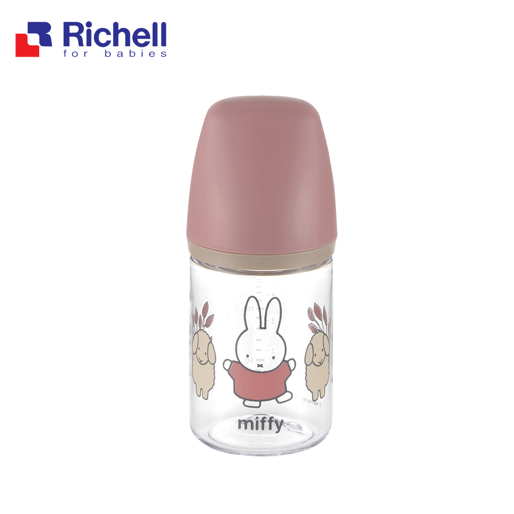 【Richell 利其爾】Miffy 米飛寬口奶瓶 - 160ML - PChome 24h購物