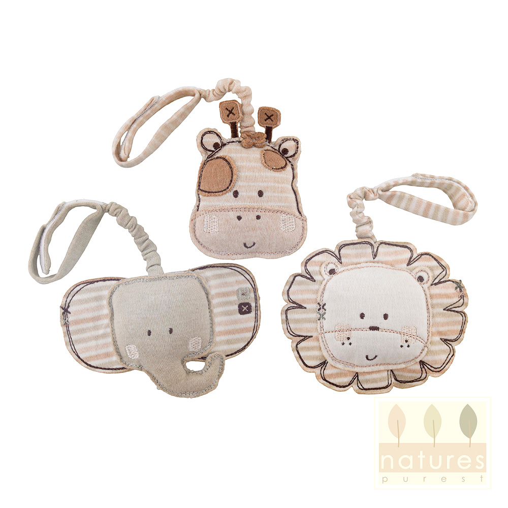 英國 Natures Purest 天然純綿-三件組掛飾玩具(PTSS0071210) - PChome 24h購物