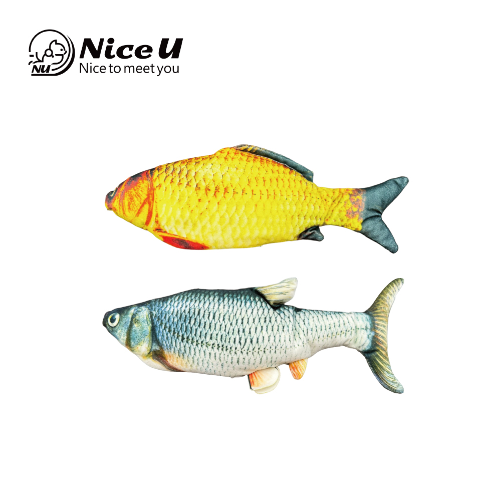 【NiceU毛樂趣】充電式仿真電動魚(黃色/灰色) - PChome 24h購物