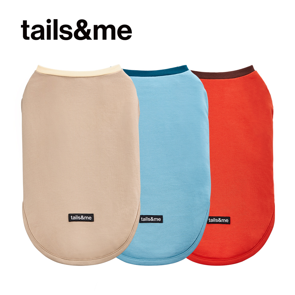 【tails&me 尾巴與我】寵物圓領撞色背心 - PChome 24h購物