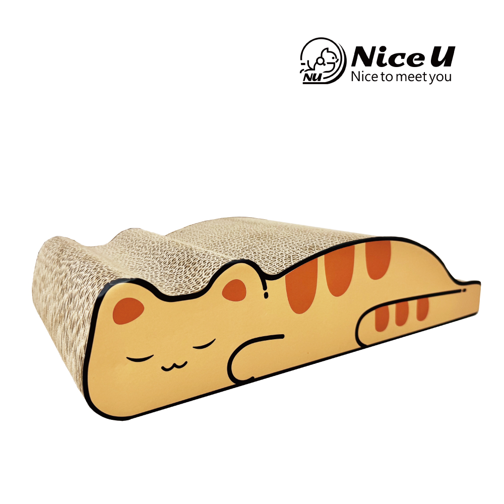 【NiceU毛樂趣】慵懶小橘貓抓板 - PChome 24h購物