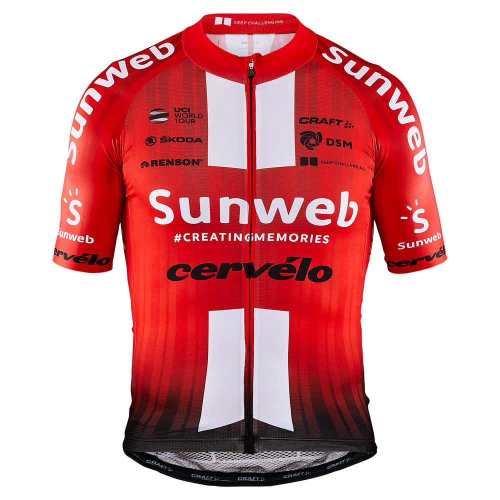 瑞典CRAFT Team Sunweb AeroLight 19’s 短袖男車衣【選手版】 - PChome 24h購物