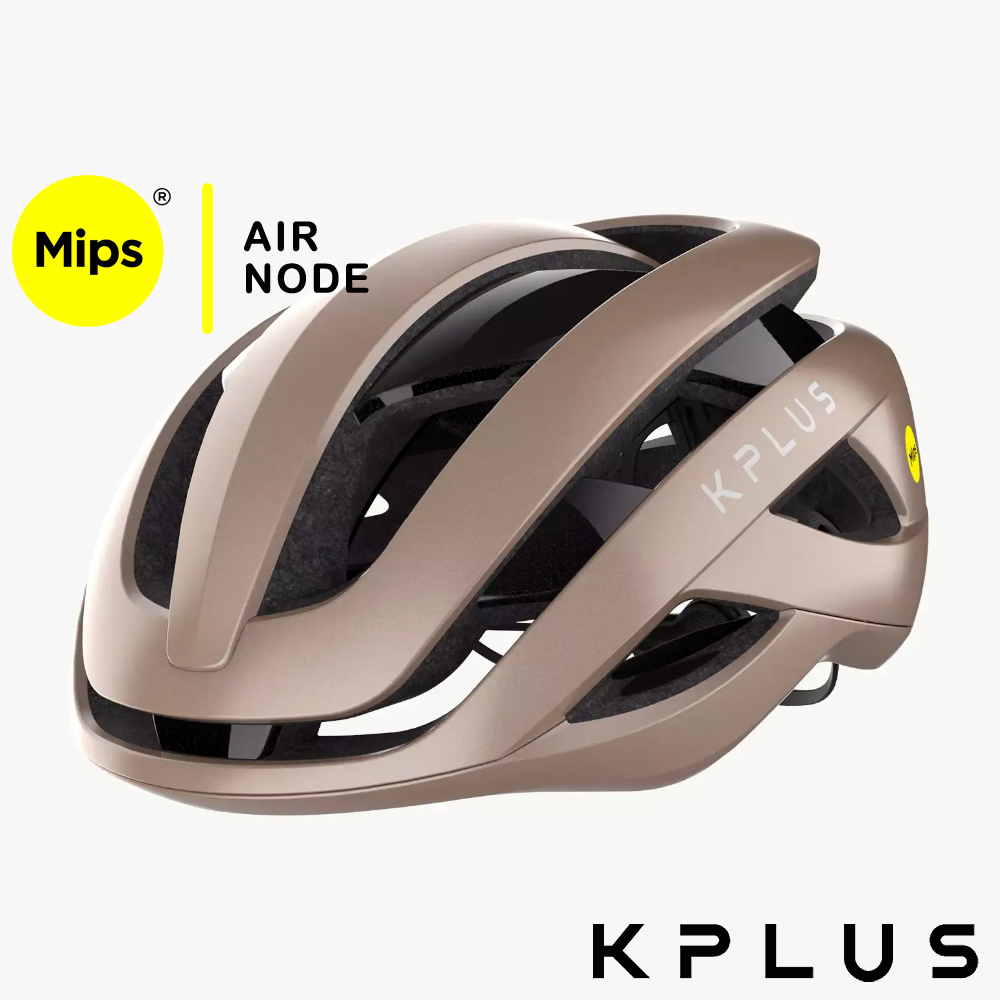 KPLUS 單車安全帽公路競速系列 可拆洗Mips Air Node系統ALPHA Helmet-香檳金 - PChome 24h購物