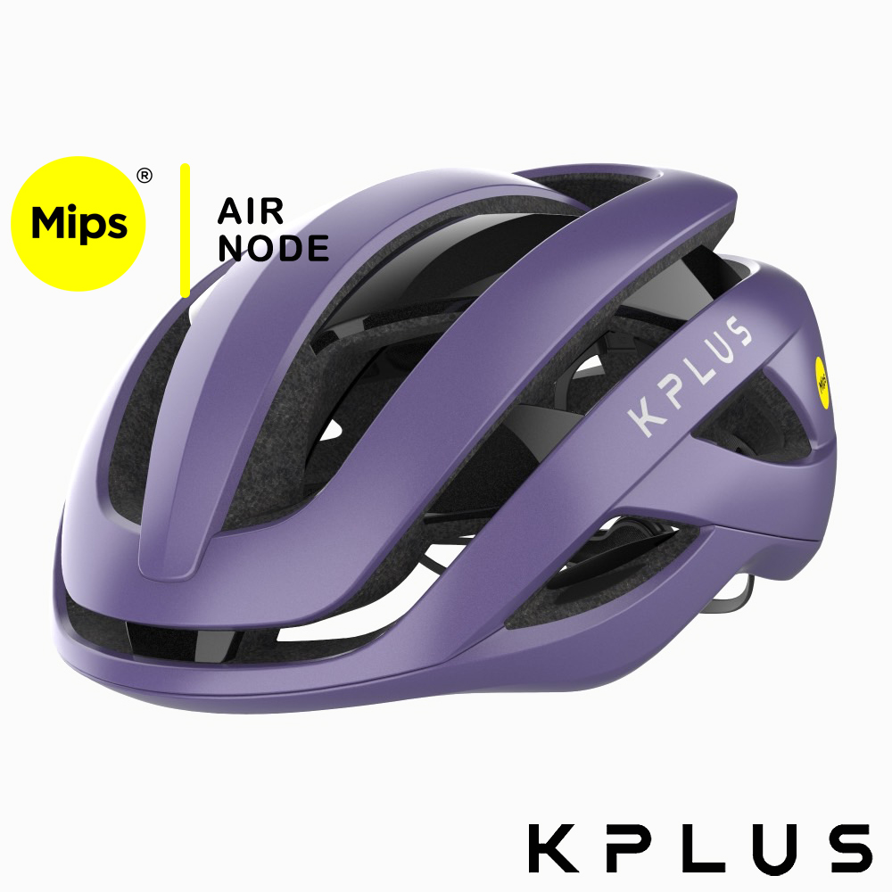 KPLUS 單車安全帽公路競速系列 可拆洗Mips Air Node系統ALPHA Helmet-瑪瑙紫 - PChome 24h購物