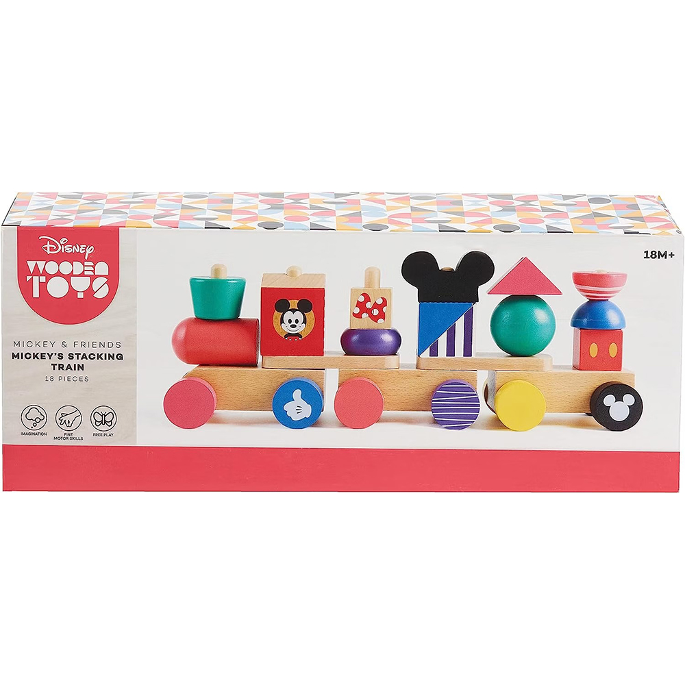 Disney 迪士尼 》迪士尼米奇款火車積木 - PChome 24h購物