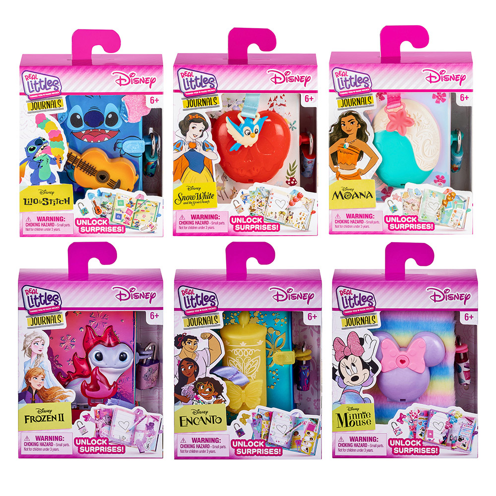 Real Littles Disney S5 日記 史迪奇/白雪公主/米妮/冰雪奇緣/海洋奇緣/魔法滿屋 - PChome 24h購物