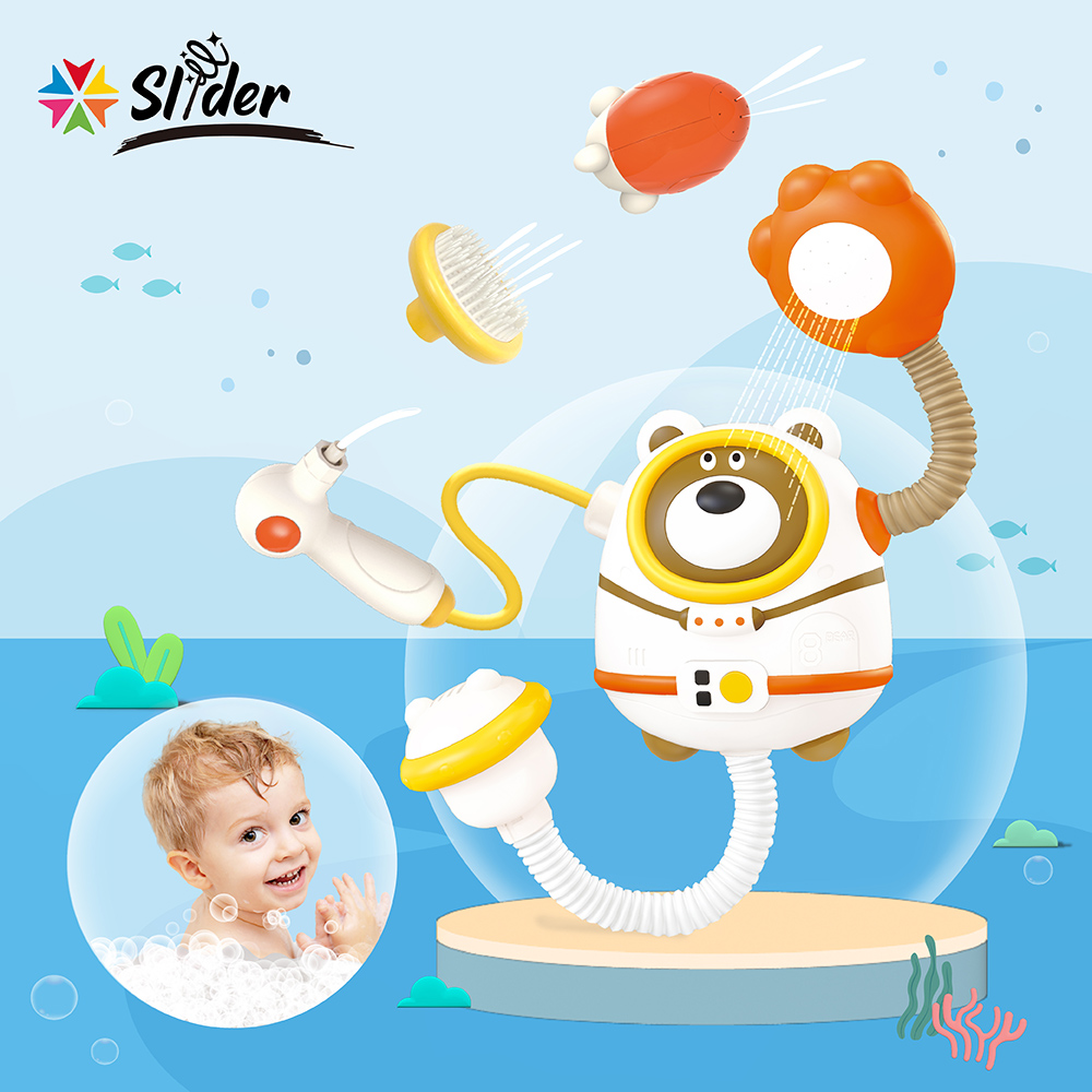 Slider 太空熊雙頭電動花灑套裝組 - PChome 24h購物