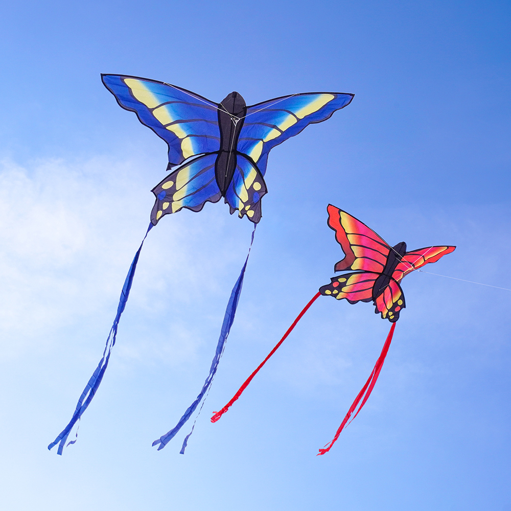 大蝴蝶造型彩色風箏(133*220)(全配/附150米輪盤線) - PChome 24h購物