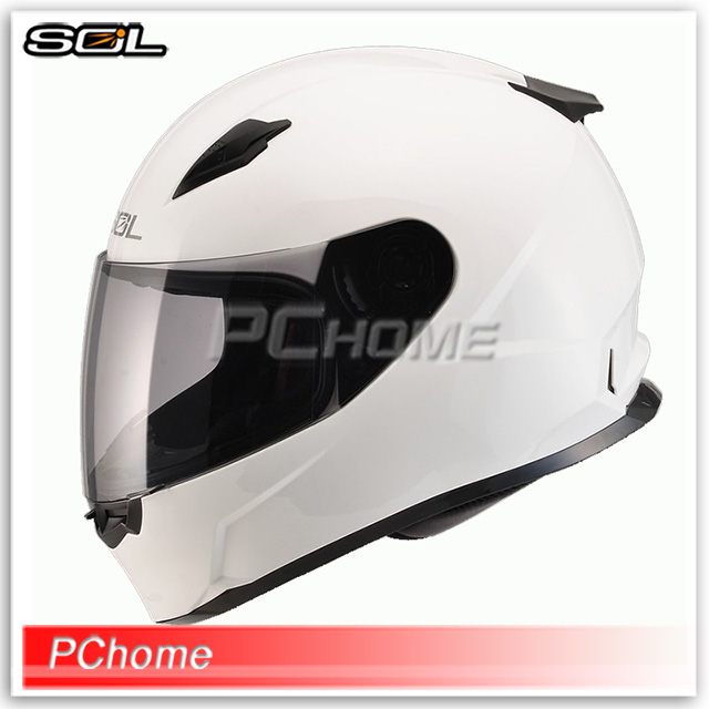 SF2M SF-2M 素色 白 全罩式安全帽 】輕量化設計、雙重排氣系統 - PChome 24h購物