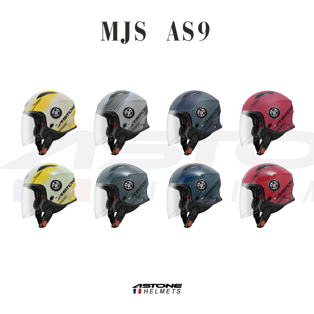 【ASTONE】MJS 素色 3/4 半罩式安全帽 - PChome 24h購物