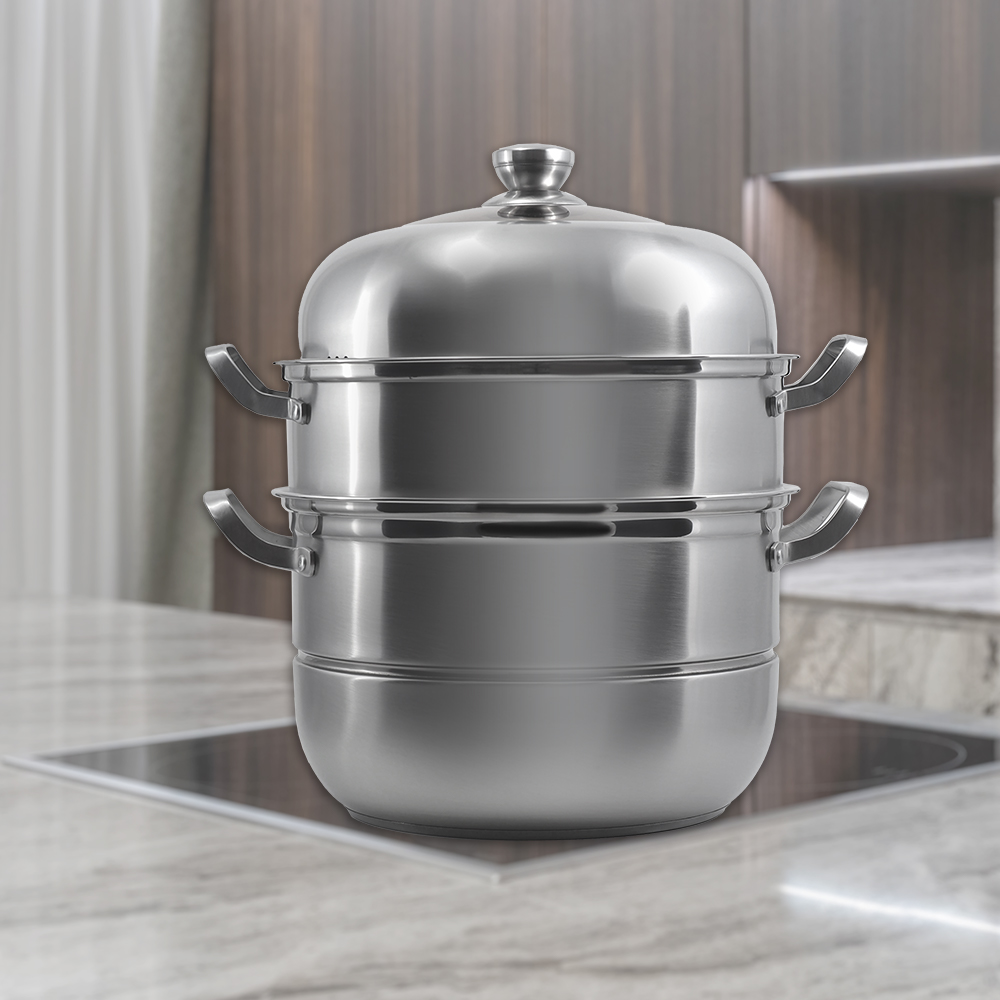 瑪露塔316不鏽鋼三層多用蒸霸鍋-32cm - PChome 24h購物