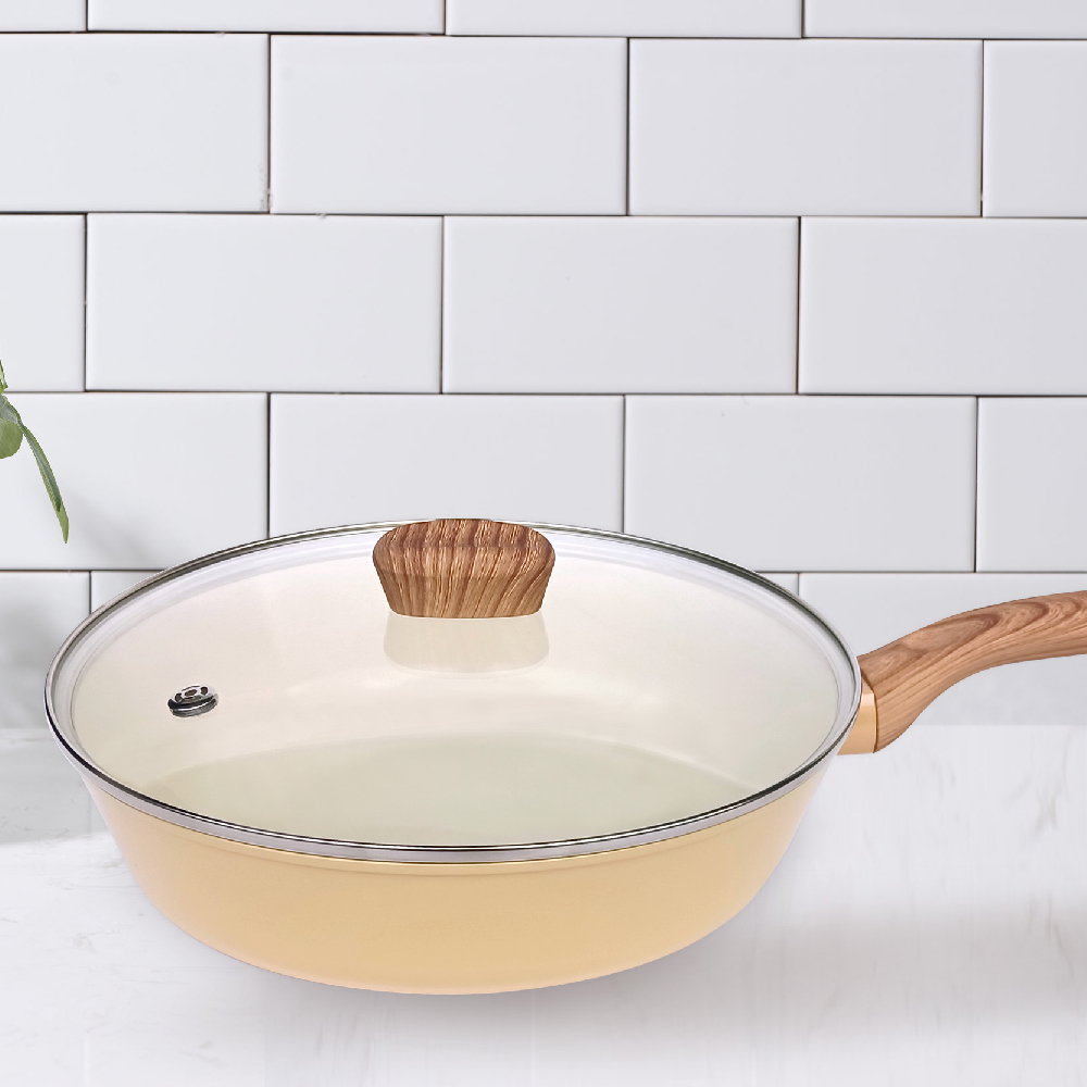 NEOFLAM Reverse系列雙鍋組(28cm炒鍋+28cm平底鍋)-香草雪酪 贈鍋鏟x1 - PChome 24h購物