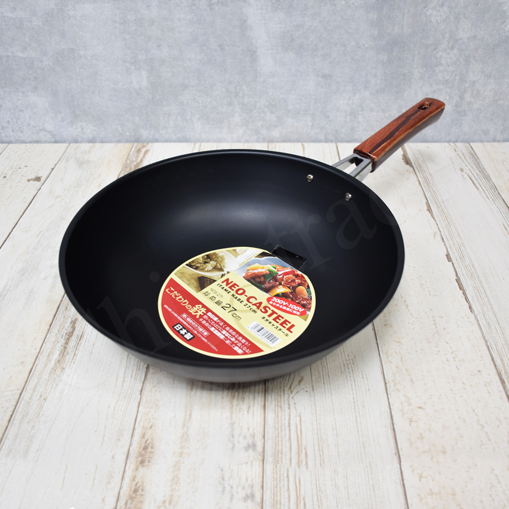 【日本Tamahashi】日本製 匠人純鐵 NEO-CASTEEL 鐵鍋 平底深炒鍋 煎鍋 27cm(IH全對應) - PChome 24h購物