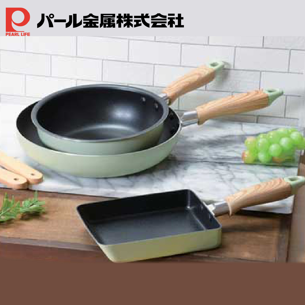 【Pearl Life】日本珍珠金屬 NATURAL COOK PURE 不沾平底深煎鍋 28cm IH可用 - PChome 24h購物