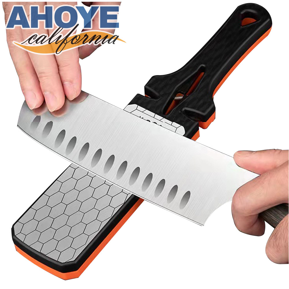 【Ahoye】多功能不鏽鋼雙面磨刀石 (粗+精磨) 磨刀器 - PChome 24h購物