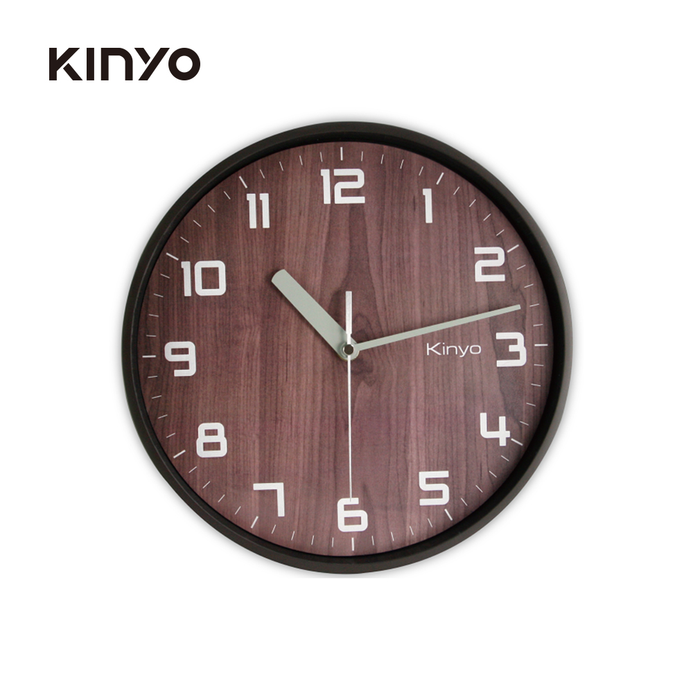 【KINYO】北歐風木紋掛鐘 CL-156 - PChome 24h購物