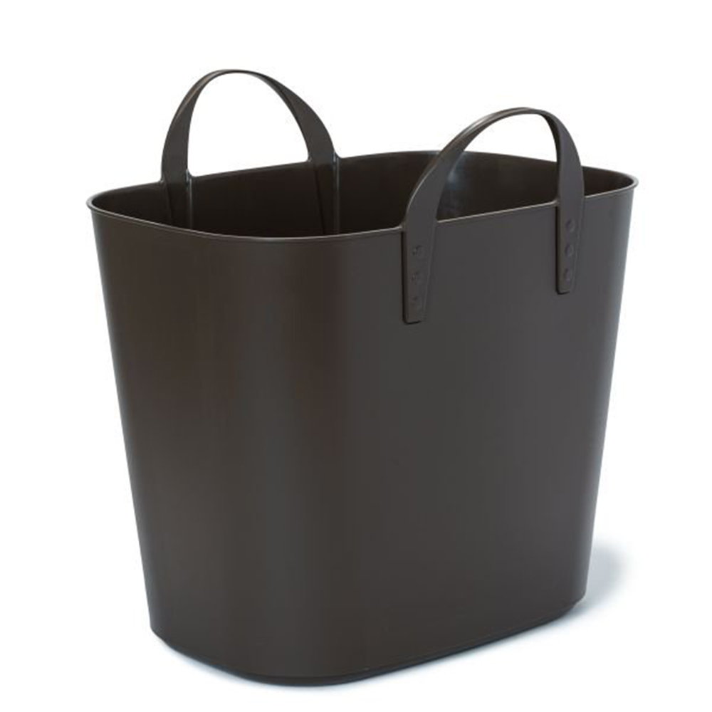 日本Stacksto Lio系列手提型 花漾籃/野餐籃/收納籃【深咖啡色】 - PChome 24h購物