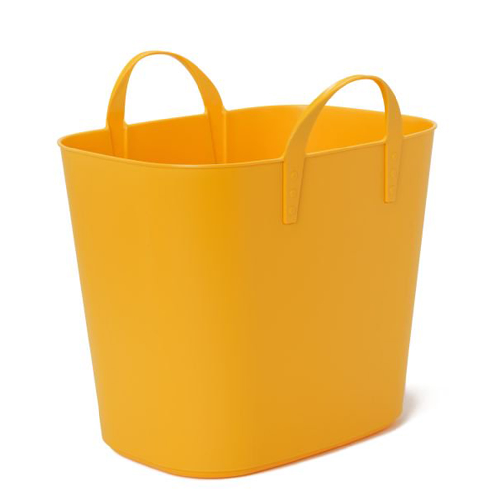 日本Stacksto Lio系列手提型 花漾籃/野餐籃/收納籃【黃色】 - PChome 24h購物