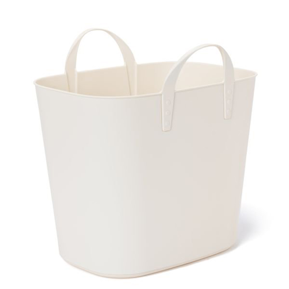 日本Stacksto Lio系列手提型 花漾籃/野餐籃/收納籃【象牙色】 - PChome 24h購物