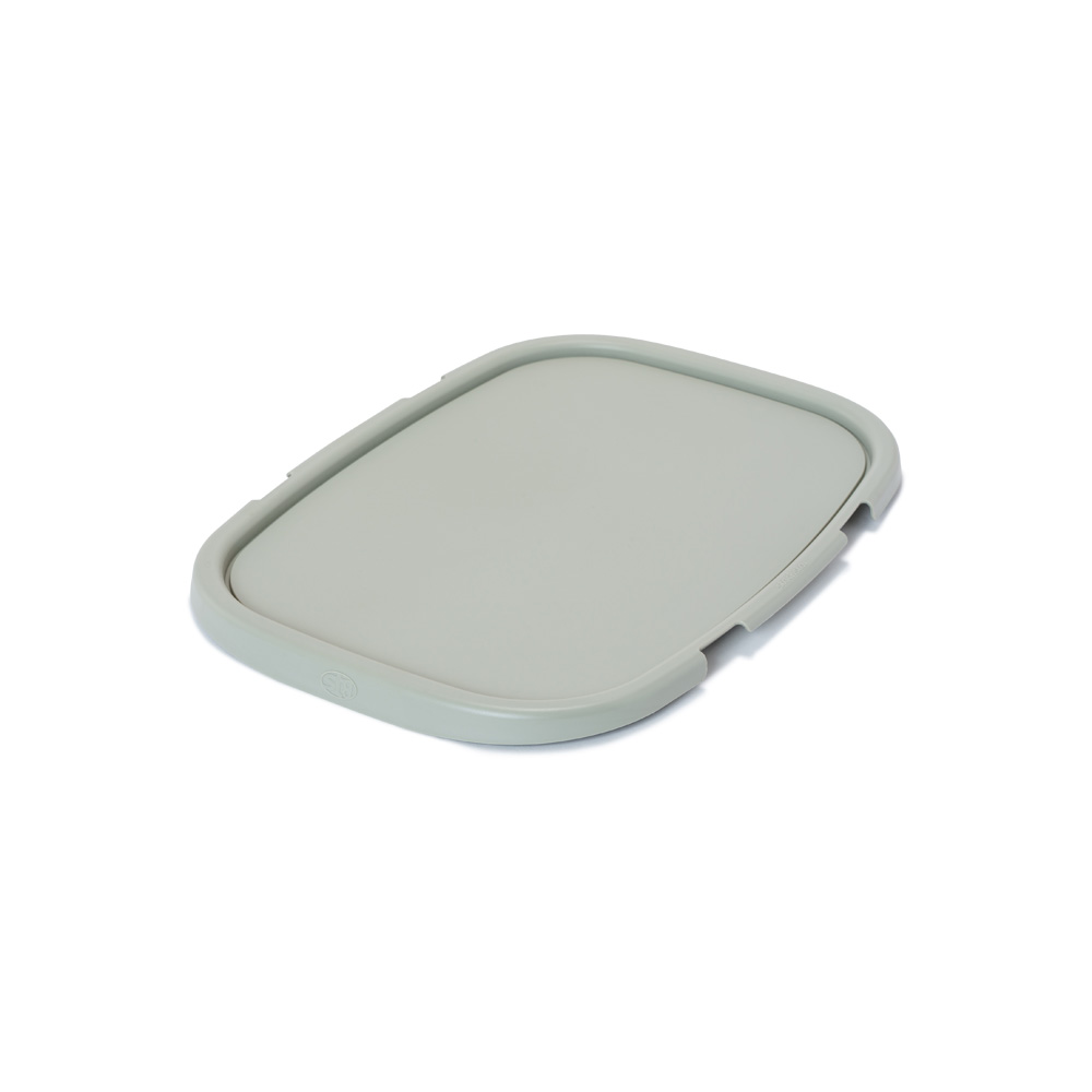 日本Stacksto Lio系列手提型上蓋 花漾籃/野餐籃/收納籃【白灰色】 - PChome 24h購物