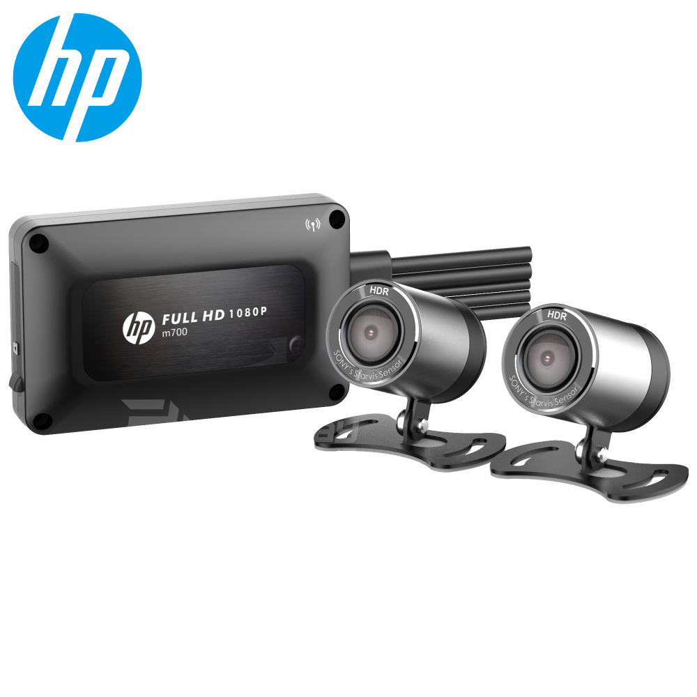 HP惠普 Moto Cam m700 高畫質數位機車行車記錄器(128G) - PChome 24h購物