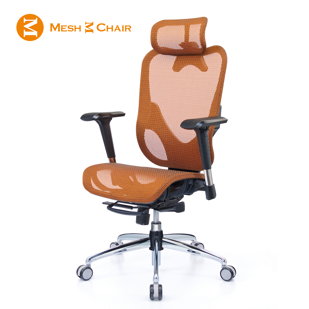 【Mesh 3 Chair】華爾滋人體工學網椅-精裝版(亮橘) - PChome 24h購物