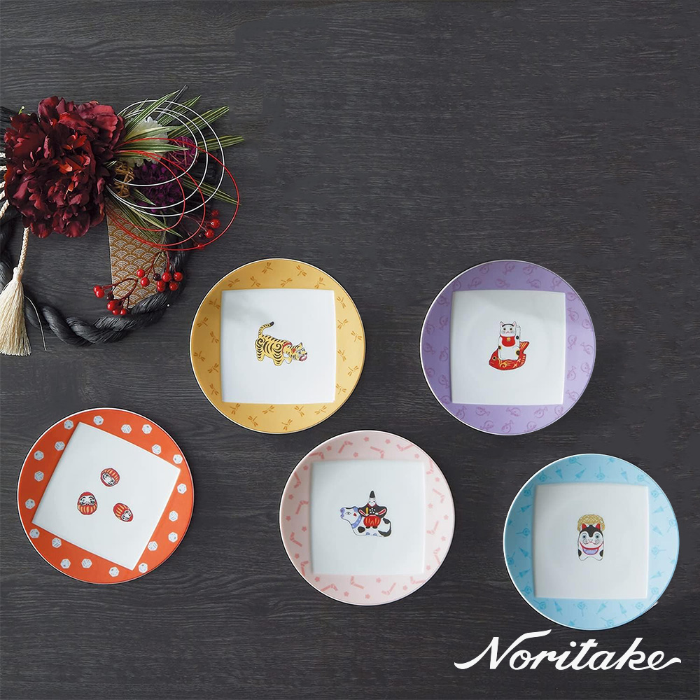 【Noritake】日式幸運紋5入-點心盤15.5cm - PChome 24h購物