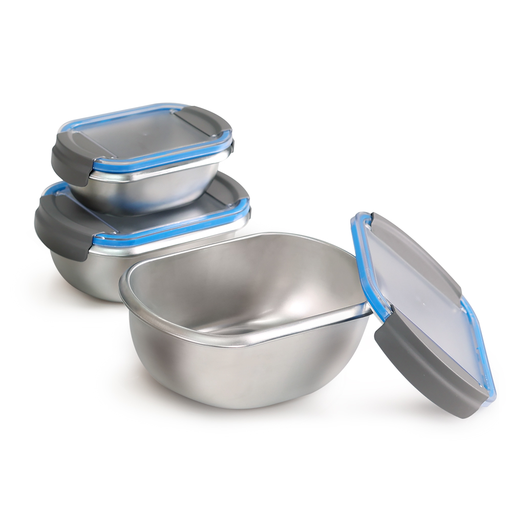 WondaMom 304不鏽鋼可微波保鮮盒三件組 - PChome 24h購物