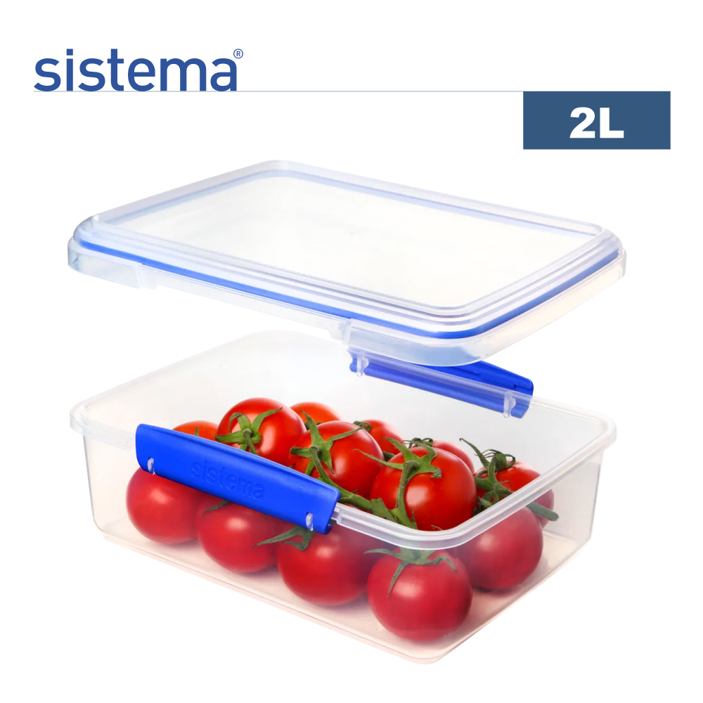 【sistema】紐西蘭進口扣式保鮮盒-2L - PChome 24h購物