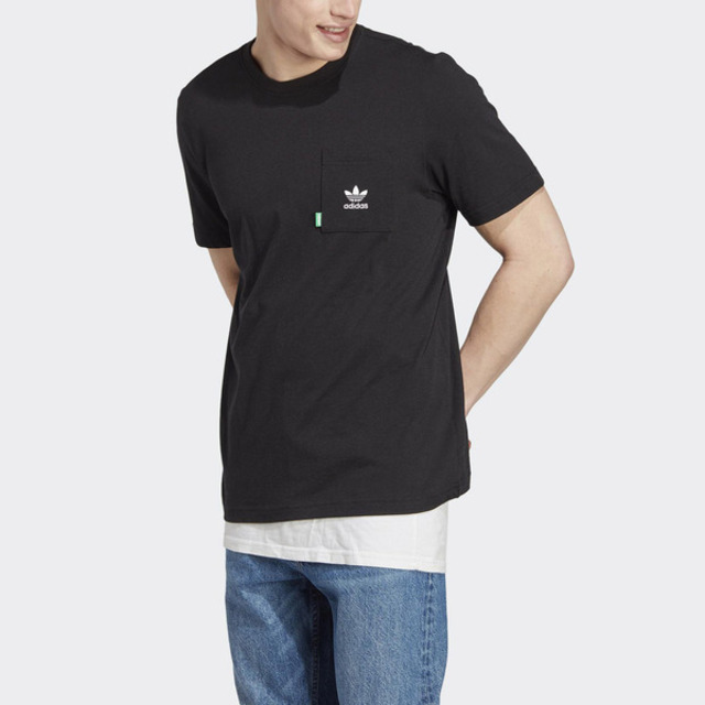 Adidas ESS+ Tee H [HR8623] 男 短袖 上衣 T恤 亞洲版 經典 休閒 基本款 簡約 棉質 黑 - PChome 24h購物