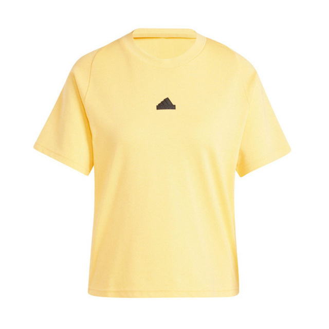 Adidas W Z.N.E. Tee IS3932 女 短袖 上衣 T恤 運動 休閒 簡約 百搭 舒適 穿搭 黃 - PChome 24h購物