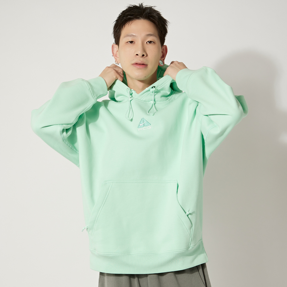 Nike As U Acg Tf Tuff Flc Po Hoodie 男 淺綠 刷毛 帽T 長袖 DH3088-379 - PChome 24h購物