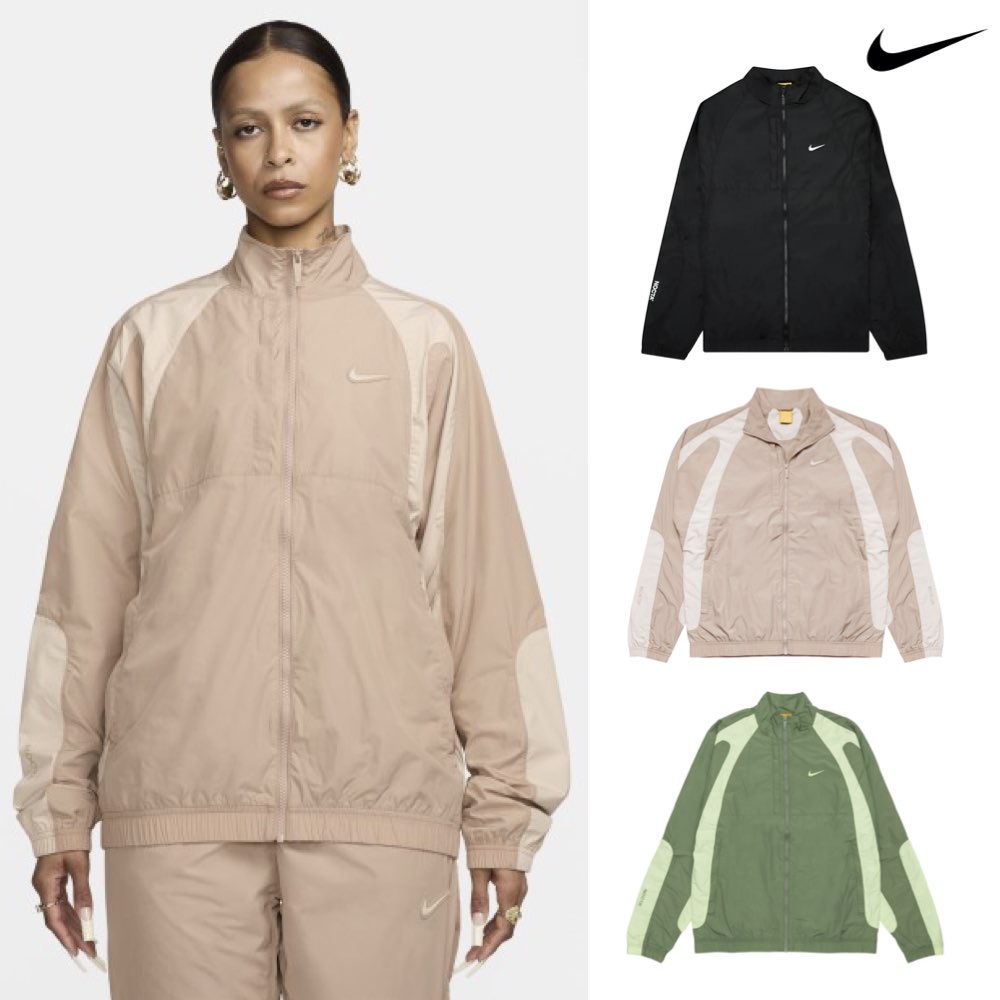 Nike x Nocta Jacket 風衣外套 黑色/卡其/油果綠 FN7667-010/FN7667-200/FN7667-386 ...