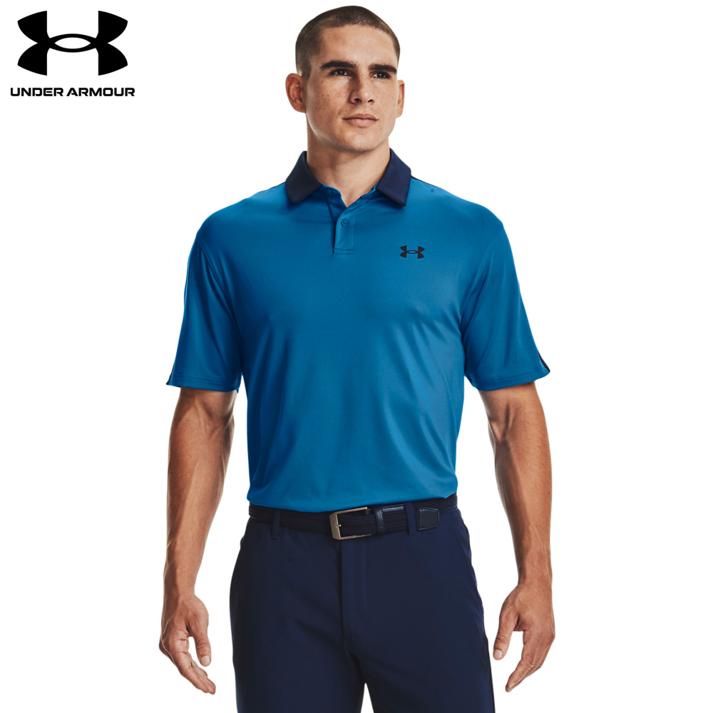 【UNDER ARMOUR】男 T2G Blocked 短POLO - PChome 24h購物