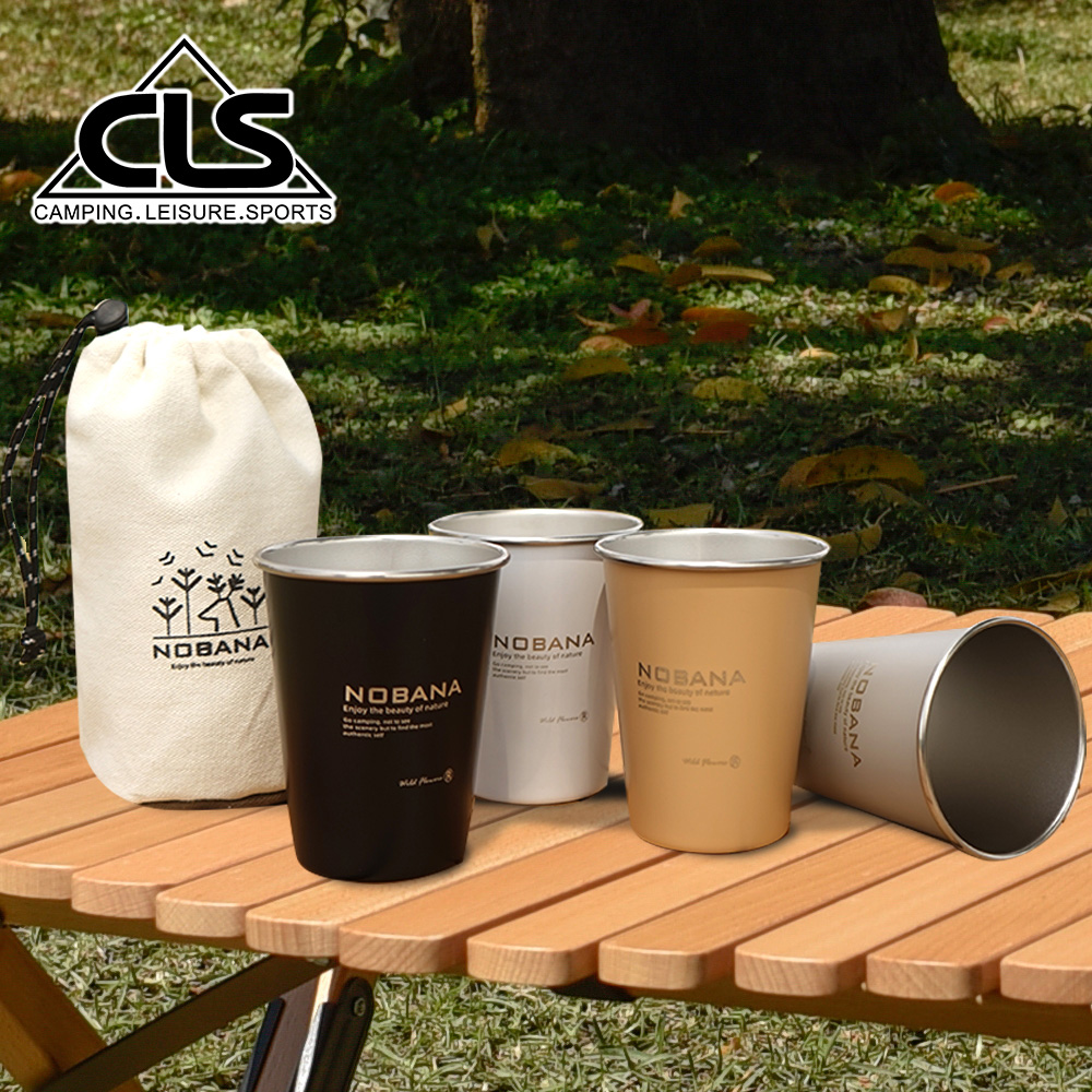 【韓國CLS】NOBANA 攜帶式304不鏽鋼杯四入組/啤酒杯/環保杯 - PChome 24h購物