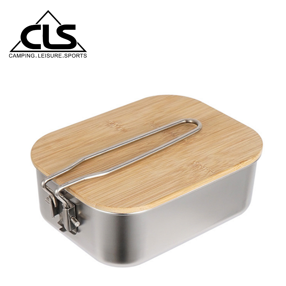 【韓國CLS】304不鏽鋼煮飯盒附收納袋/竹木蓋板/便當盒/煮飯鍋/野炊 - PChome 24h購物