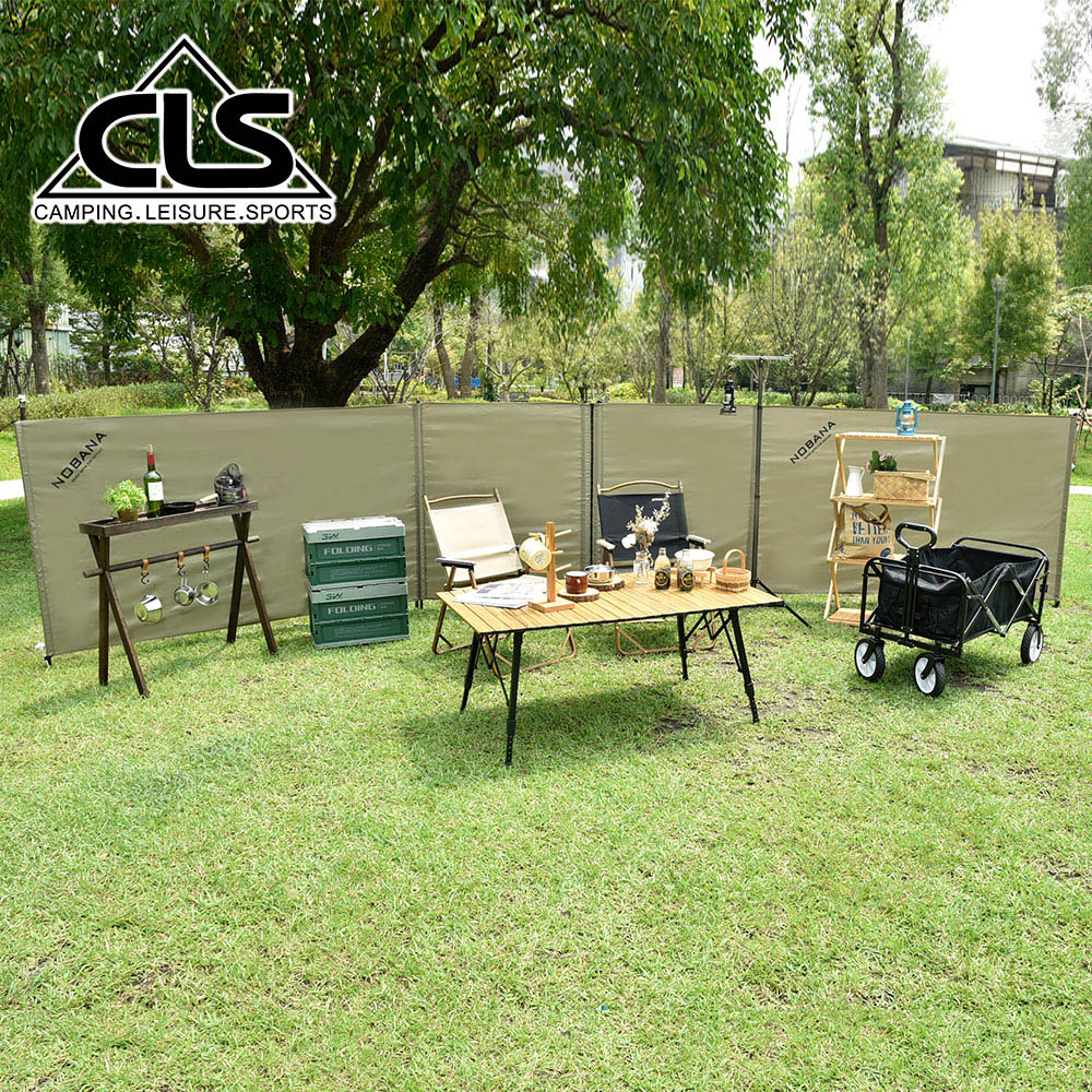 【韓國CLS】NOBANA 可分離拼接檔風陣幕/擋風板/炊事帳/客廳帳/帳篷/露營(軍綠色) - PChome 24h購物