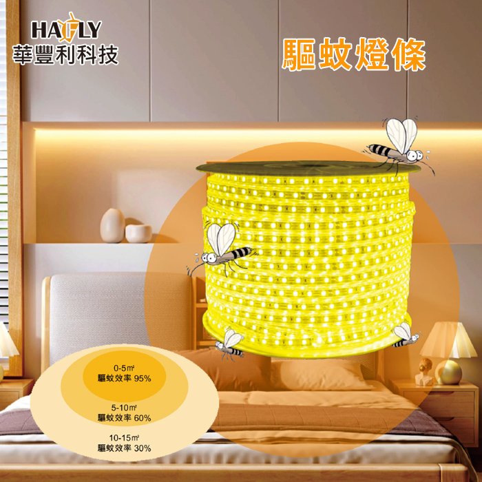 HAFLY LED驅蚊燈條 黃光120燈/5米 DC12V - PChome 24h購物