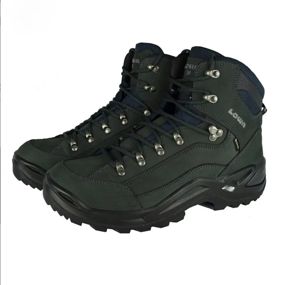 LOWA RENEGADE GTX MID WIDE 中筒防水登山鞋 男 寬楦 鐵灰 310968-0954 - PChome 24h購物