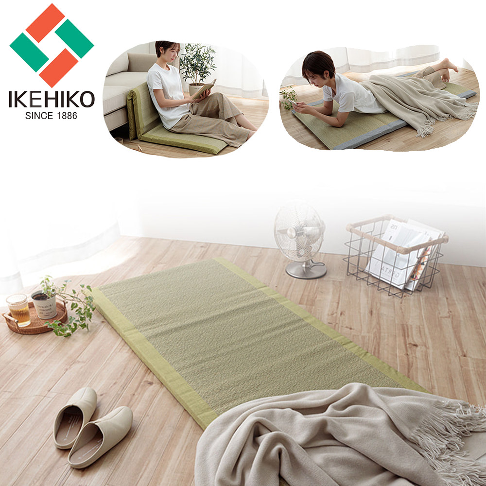 【日本池彥IKEHIKO】日本製清涼除臭三折藺草床墊70X150 - PChome 24h購物