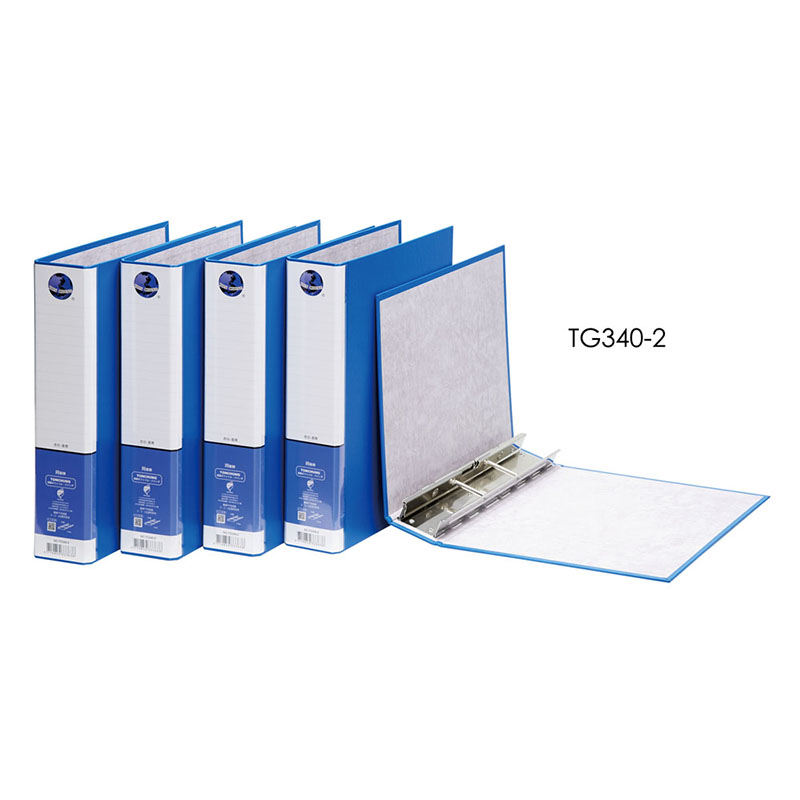 同春TON CHUNG TG340-2 環保PP合成紙二孔管夾 藍色/12入/箱 - PChome 24h購物